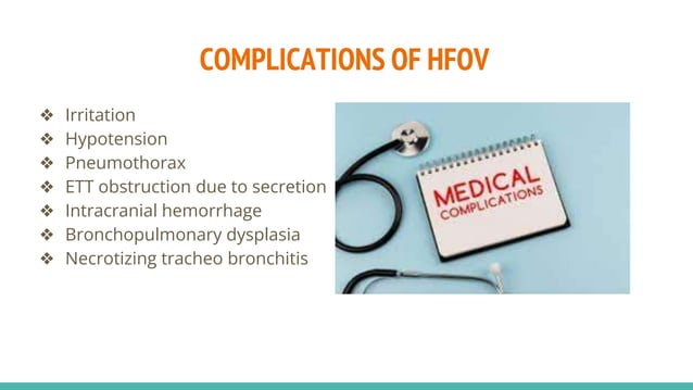 High-Frequency oscillatory ventilation HFOV | PPTX