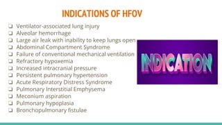 High-Frequency oscillatory ventilation HFOV | PPTX