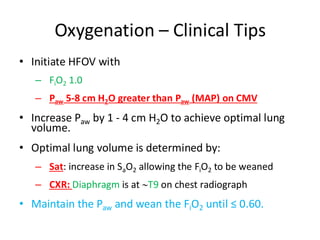 HFOV. High frequency oscillatory ventilation pediatric | PDF