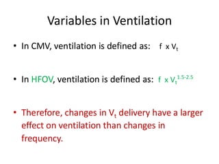 HFOV. High frequency oscillatory ventilation pediatric | PDF