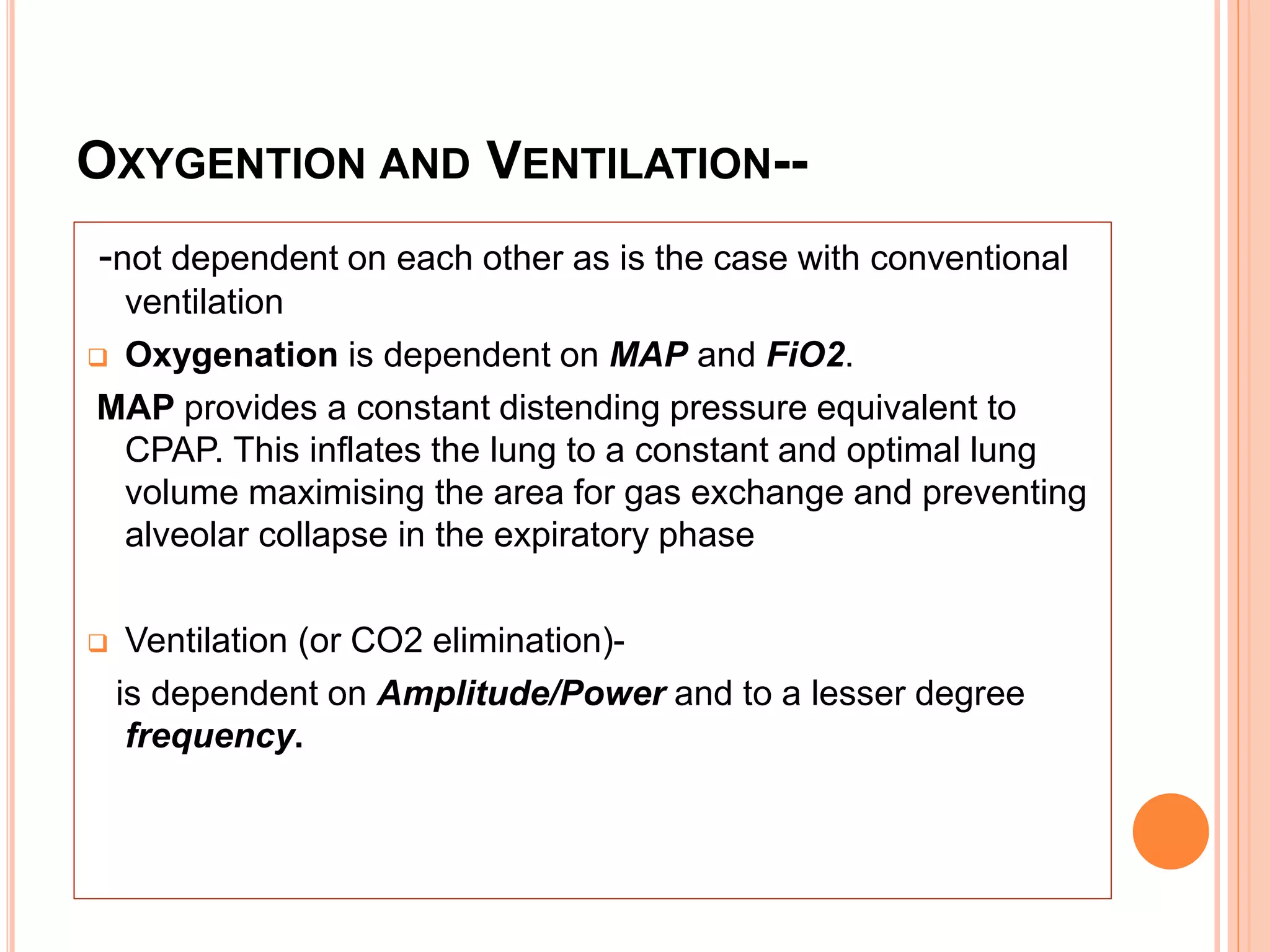 High frequency oscillatory ventilation- Basics | PPTX