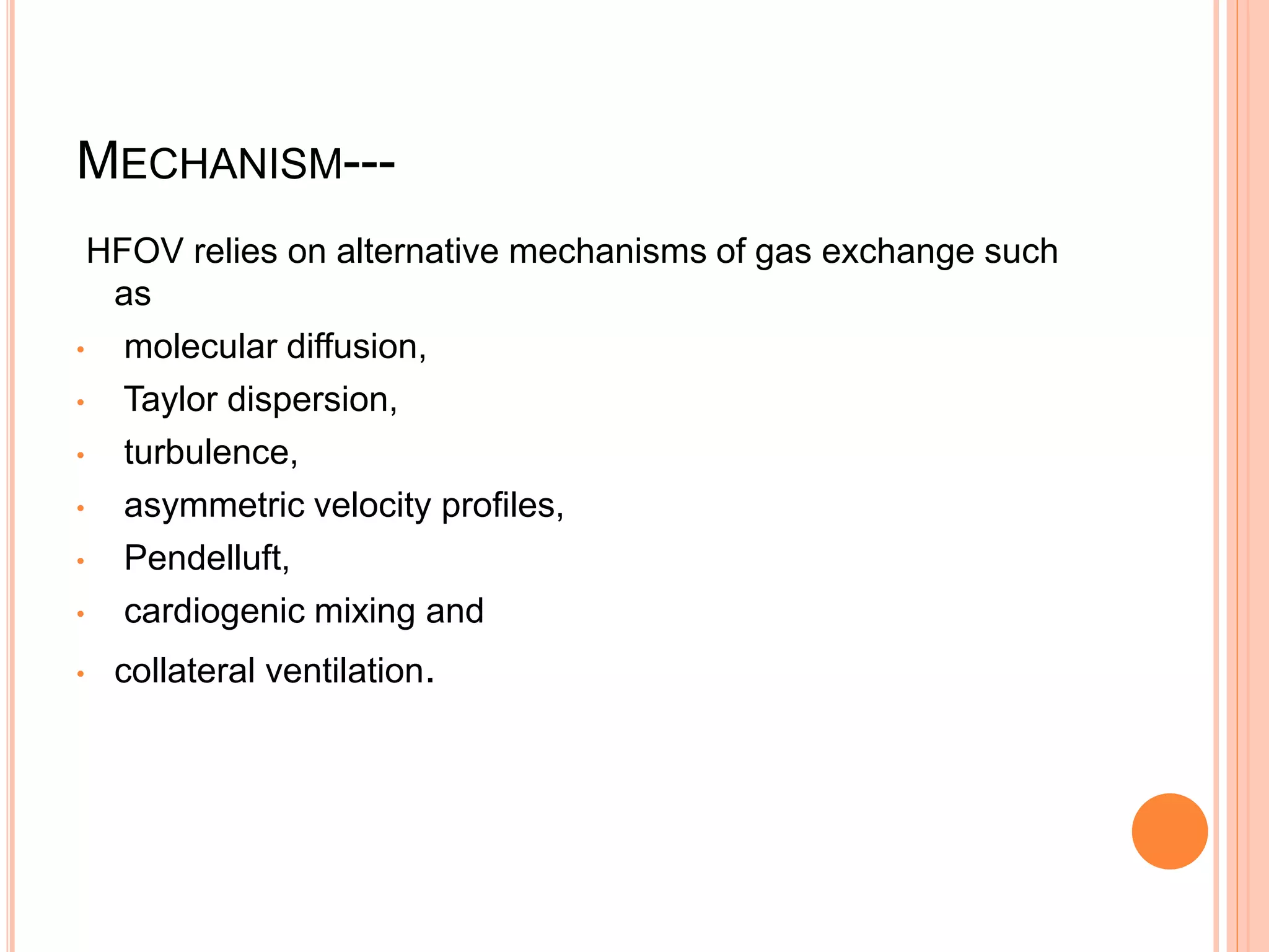High frequency oscillatory ventilation- Basics | PPTX