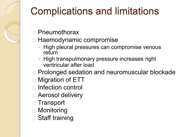 HFOV in Neonates.pptx | Ear, Nose and Throat Conditions | Diseases and ...