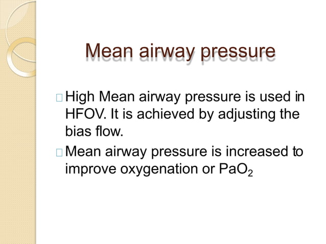 HFOV in Neonates.pptx | Ear, Nose and Throat Conditions | Diseases and ...