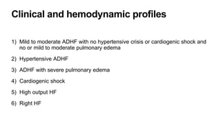 Acute Decompensated Heart failure (ADHF), Heart failure with preserved ...