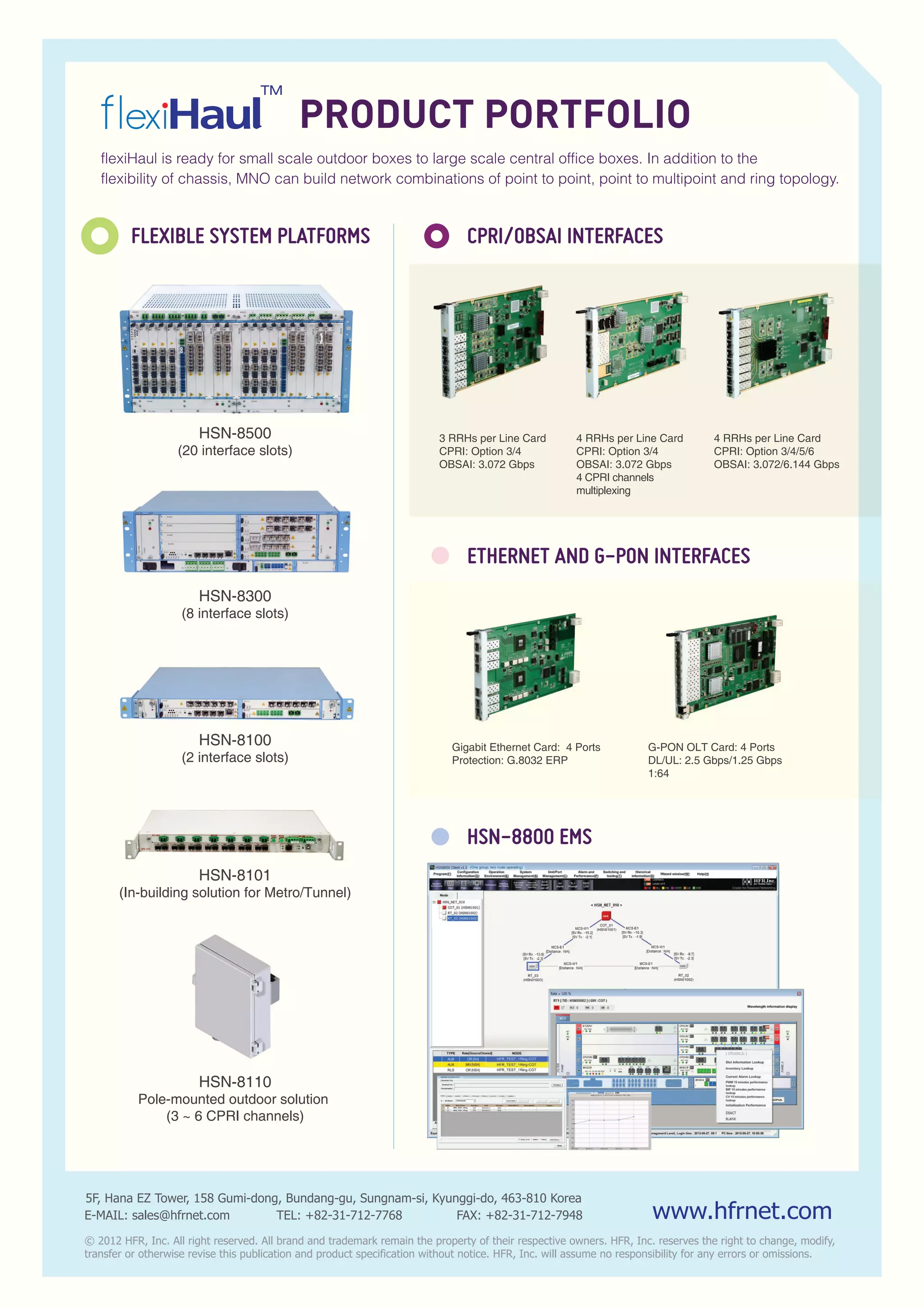 Flexibile fronthaul and backhaul solution | PDF