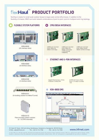 Flexibile fronthaul and backhaul solution | PDF