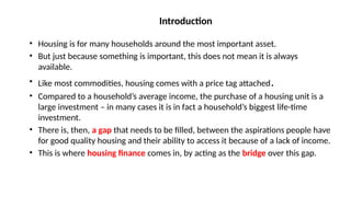 Introduction to Housing Finance Lecture Note.pptx