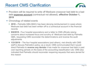 Medicare Bad Debt Checklist and Recent Clarifications | PPTX