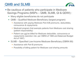 Medicare Bad Debt Checklist and Recent Clarifications | PPTX