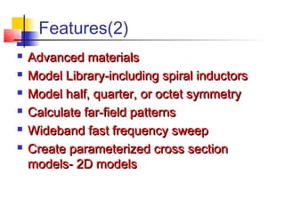Antenna software HFSS ( high frequency structure simulator) | PPT
