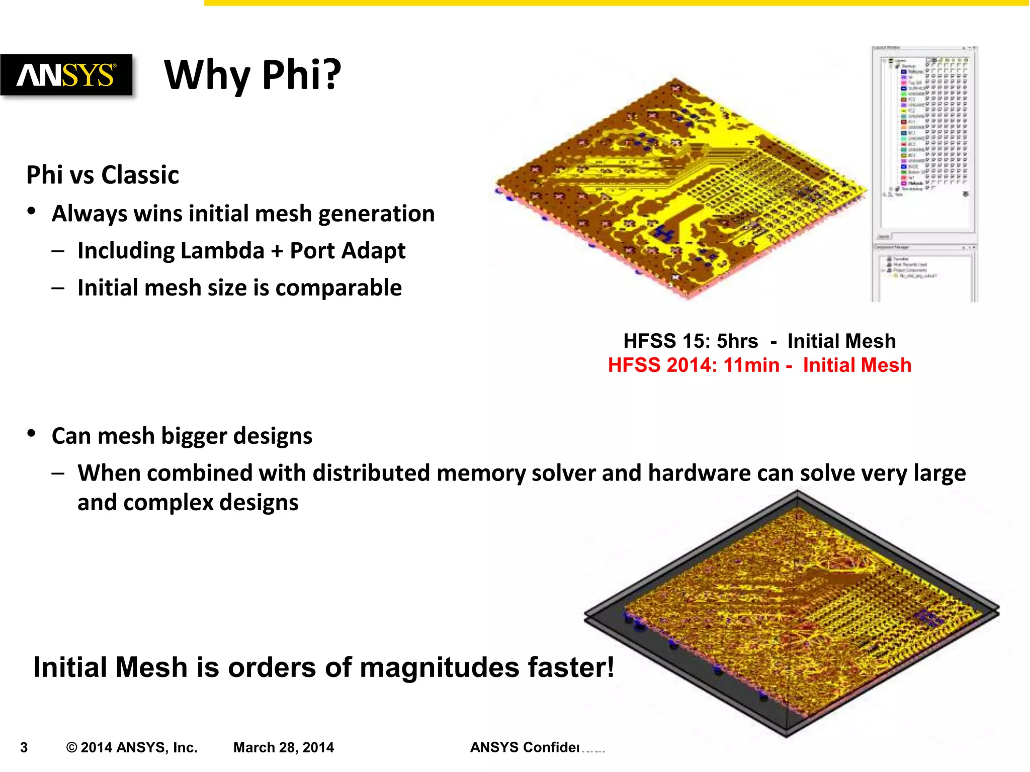 HFSS 3D Layout Phi vs HFSS CAD Classic | PPTX
