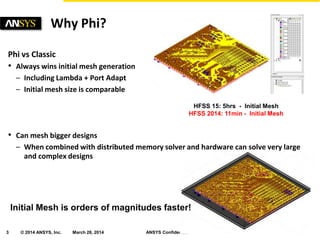 HFSS 3D Layout Phi vs HFSS CAD Classic | PPTX