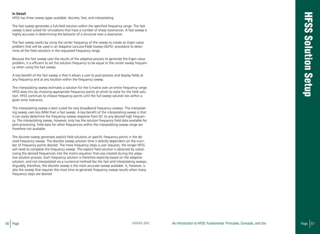 An Introduction to HFSS: | PDF