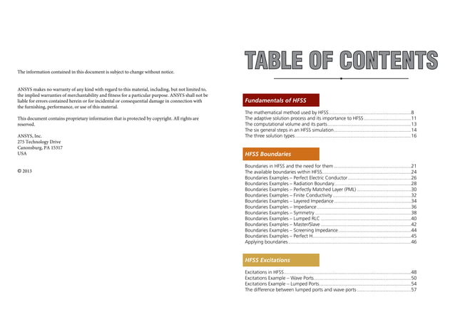 An Introduction to HFSS: | PDF
