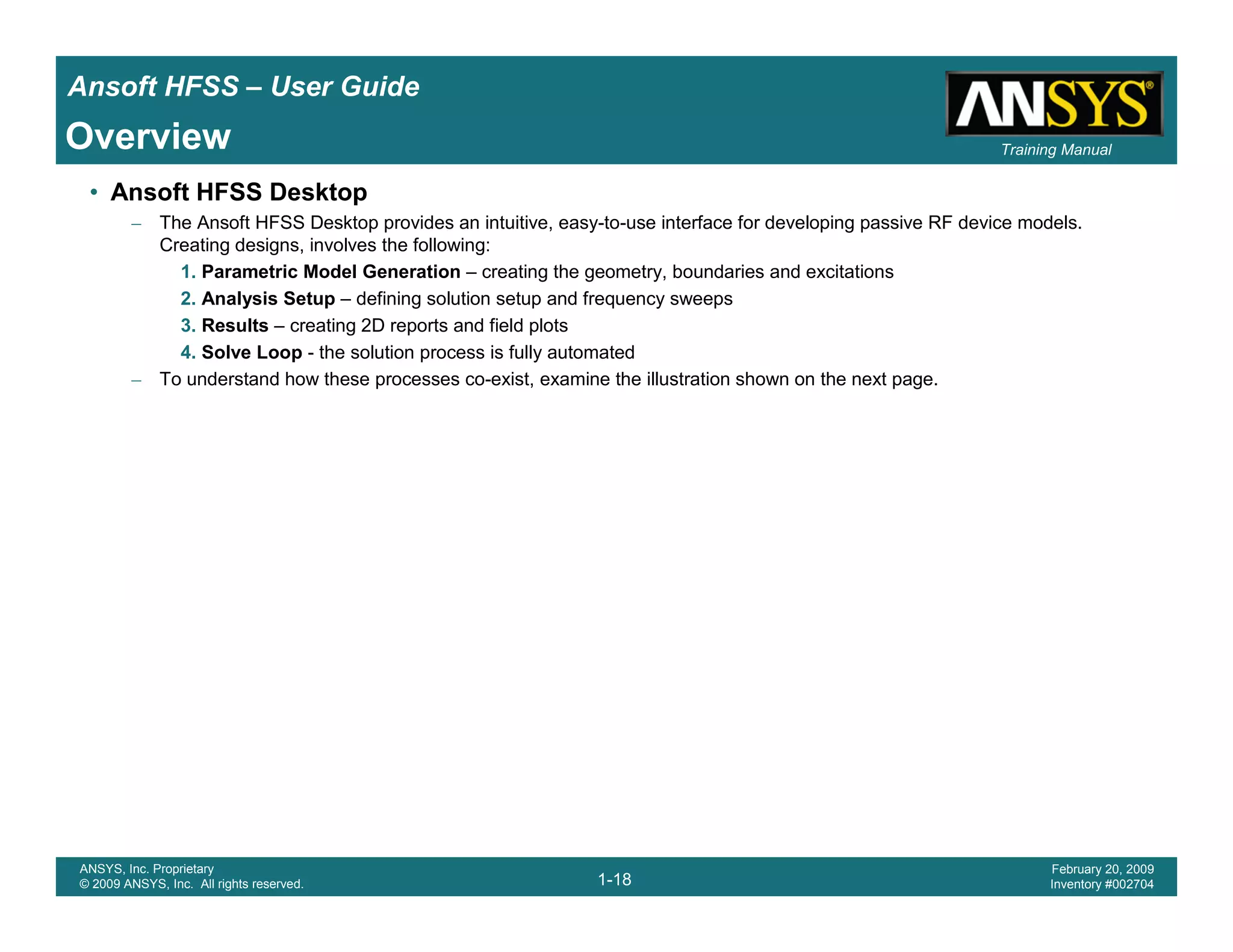 Hfss User Guide Pdf Operating Systems Computer Software And Applications