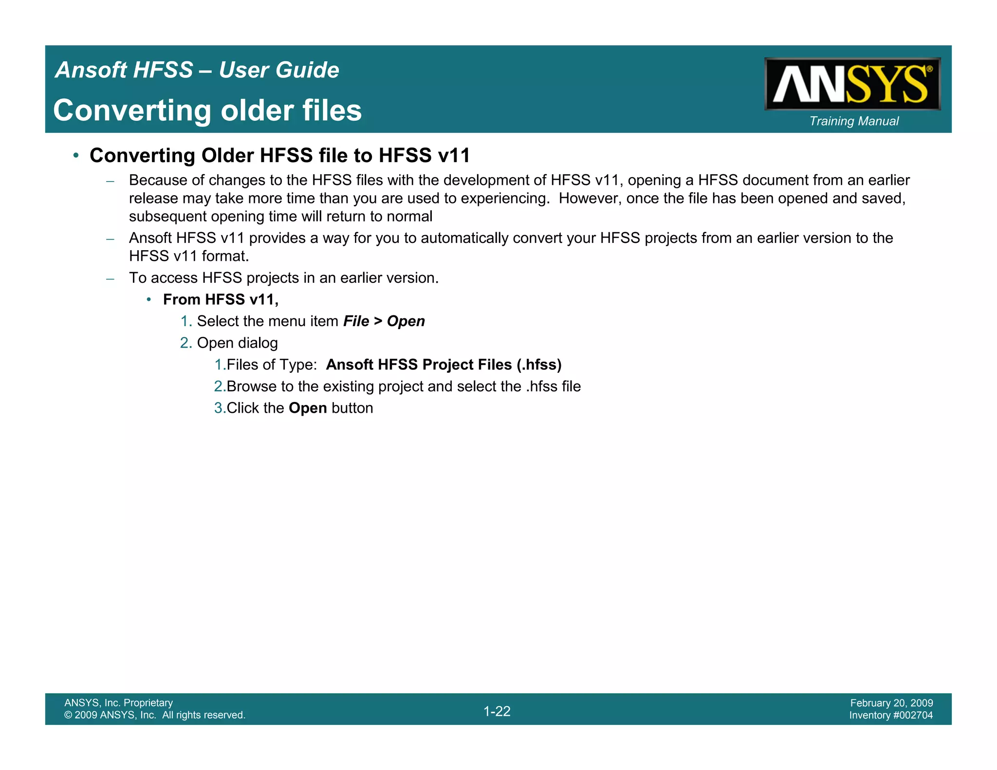 Hfss User Guide Pdf Operating Systems Computer Software And Applications