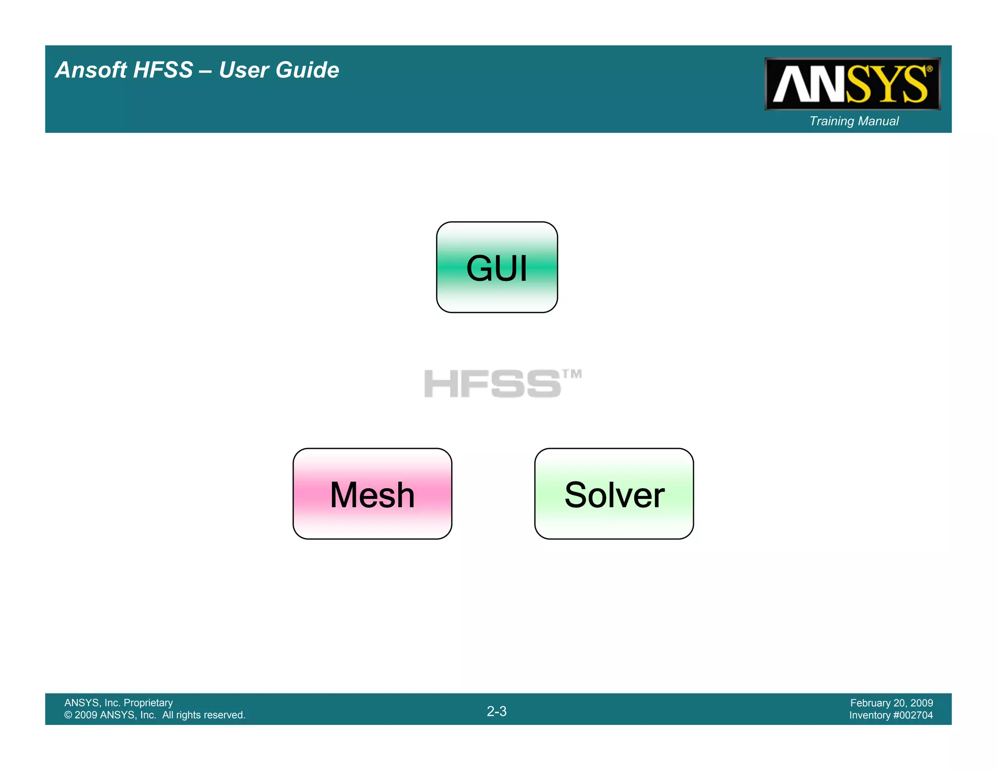 Hfss User Guide Pdf Operating Systems Computer Software And Applications
