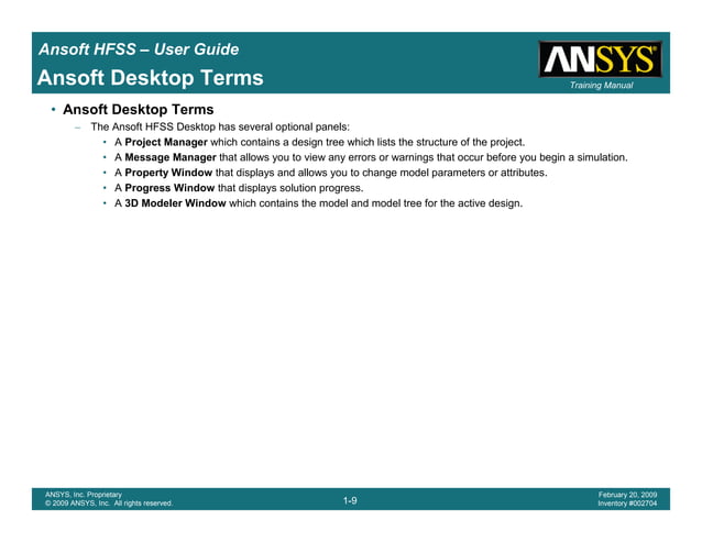 Hfss User Guide Pdf Operating Systems Computer Software And Applications