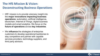 HfS Webinar - The 20 Most Promising Use-Cases of Enterprise Blockchain ...