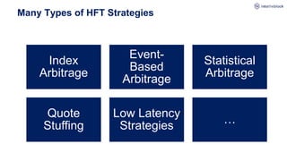 High Frequency Trading and DeFi: Ideas, Strategies, Building Blocks and ...