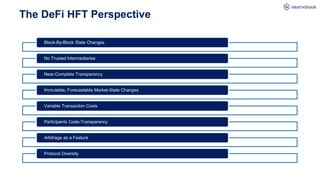 High Frequency Trading and DeFi: Ideas, Strategies, Building Blocks and Things You Should Know ...
