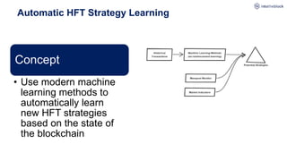 High Frequency Trading and DeFi: Ideas, Strategies, Building Blocks and ...