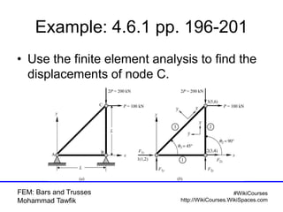 FEM: Bars and Trusses | PDF | Physics | Science
