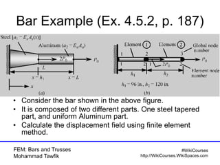 FEM: Bars and Trusses | PDF