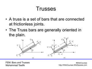 FEM: Bars and Trusses | PDF | Physics | Science