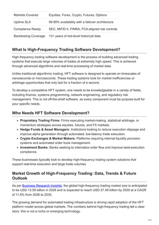 High-Frequency Trading Software Development: Complete Guide for Fintech ...