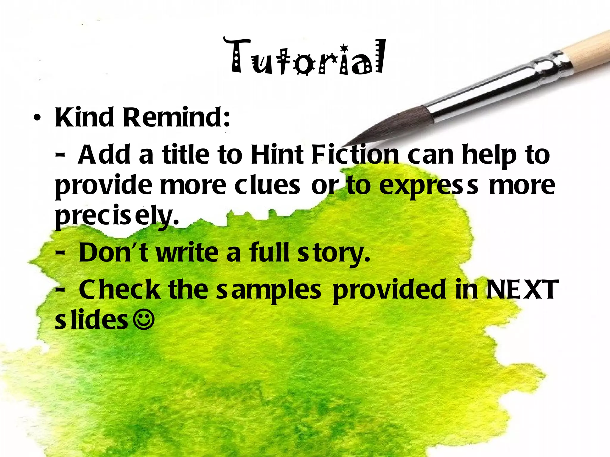Hf tutorial 0104 | PPT