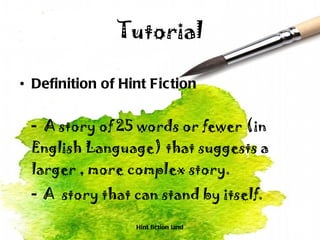 Hf tutorial 0104 | PPT