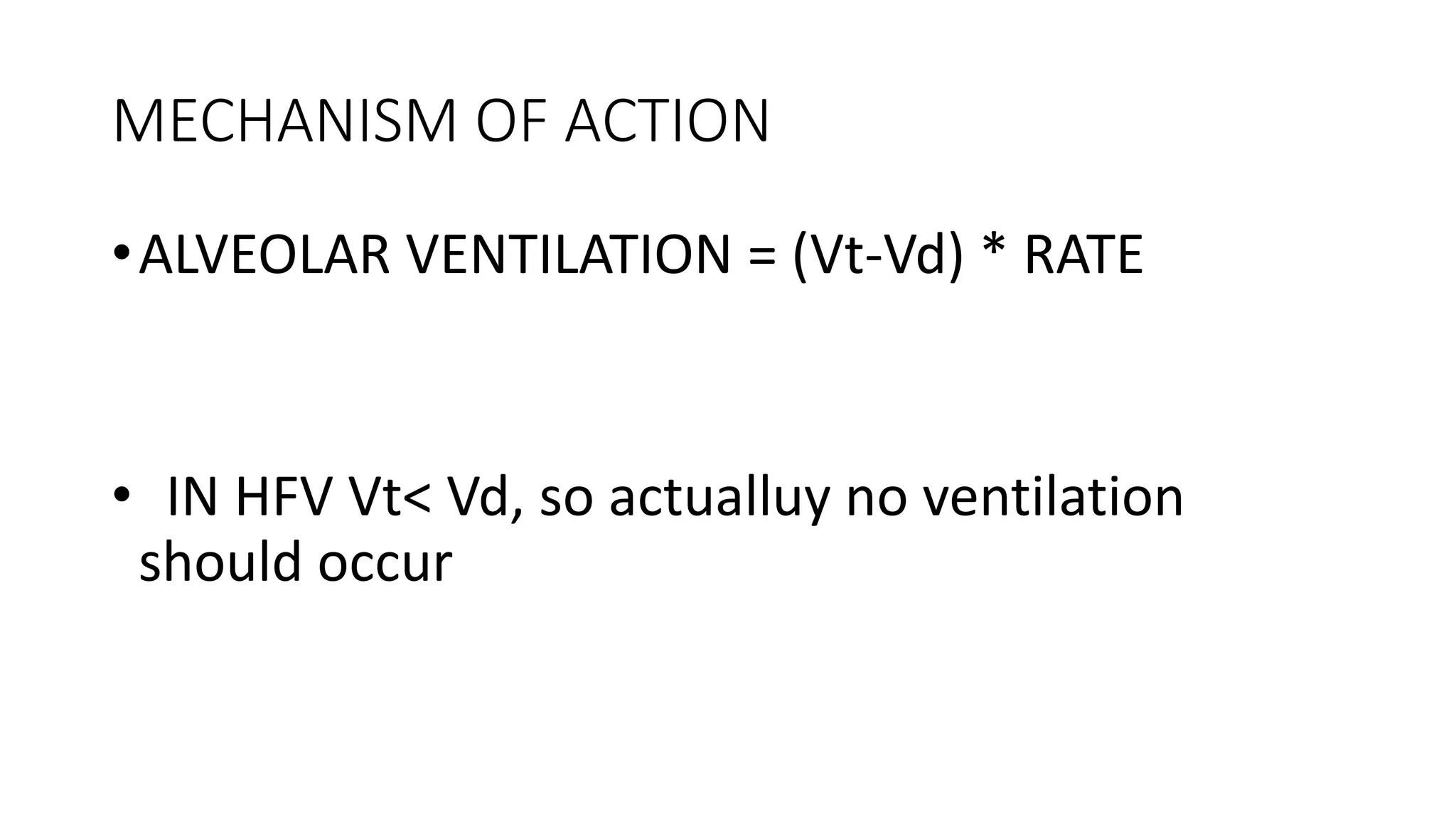 HIGH FREQUENCY VENTILATION - NEONATES | PPTX