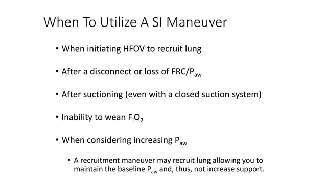 HIGH FREQUENCY VENTILATION - NEONATES | PPTX