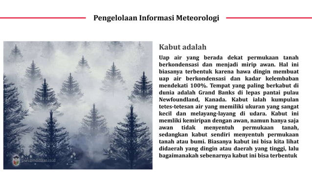 PPT TENTANG FOG (KABUT) | PPTX