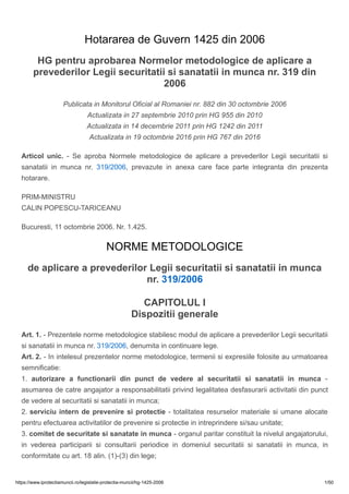 Hg 1425-2006 act. 2019 | PDF