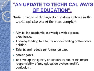 TECHNICAL EDUCATION | PPTX