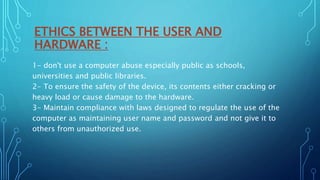 computer ethics | PPT