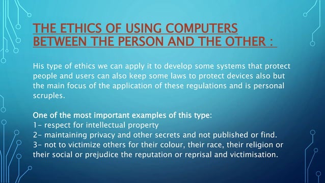 computer ethics | PPT