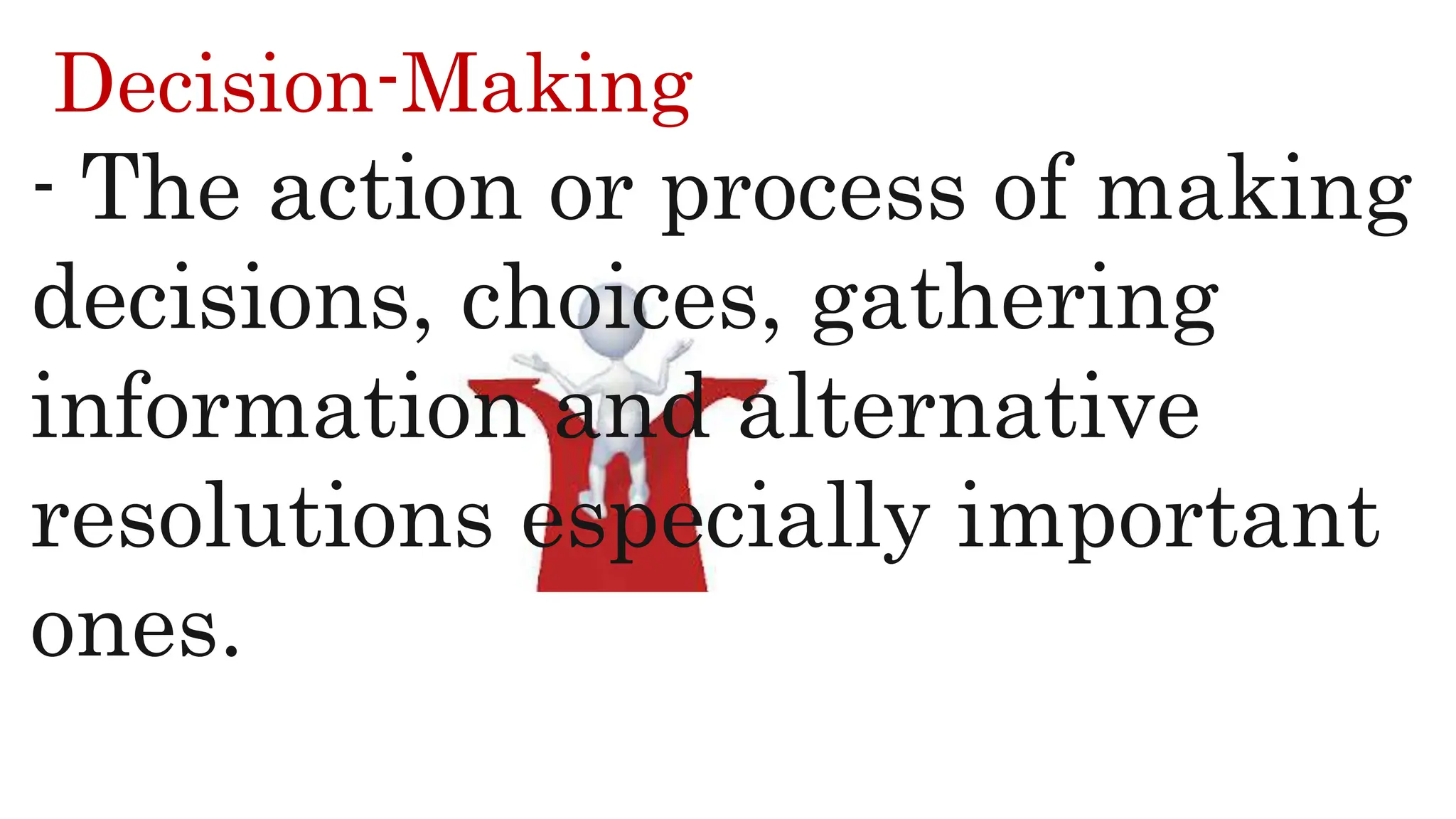 hg powerpoint presentation about decision making | PPTX