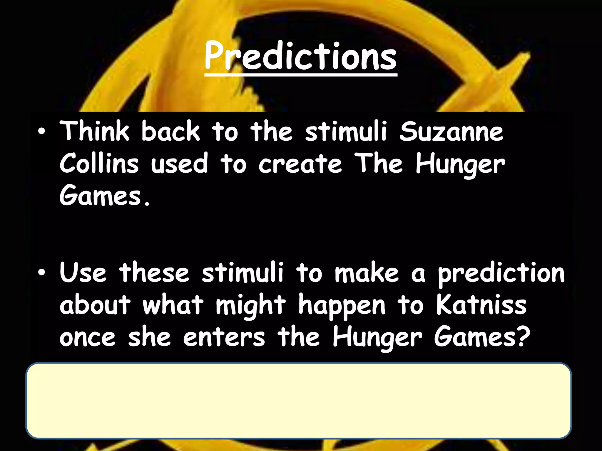 The Hunger Games - Context | PPT