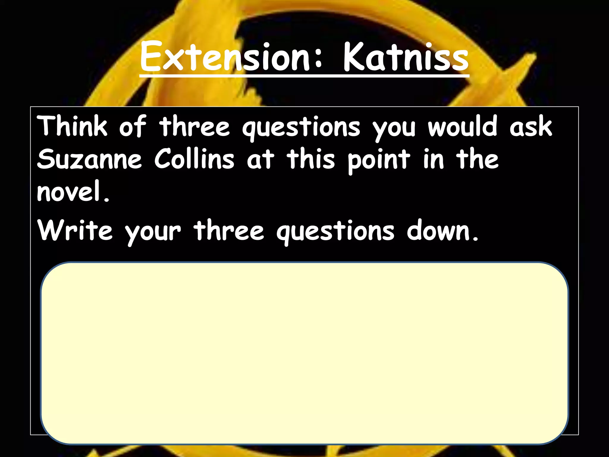 The Hunger Games - Context | PPT