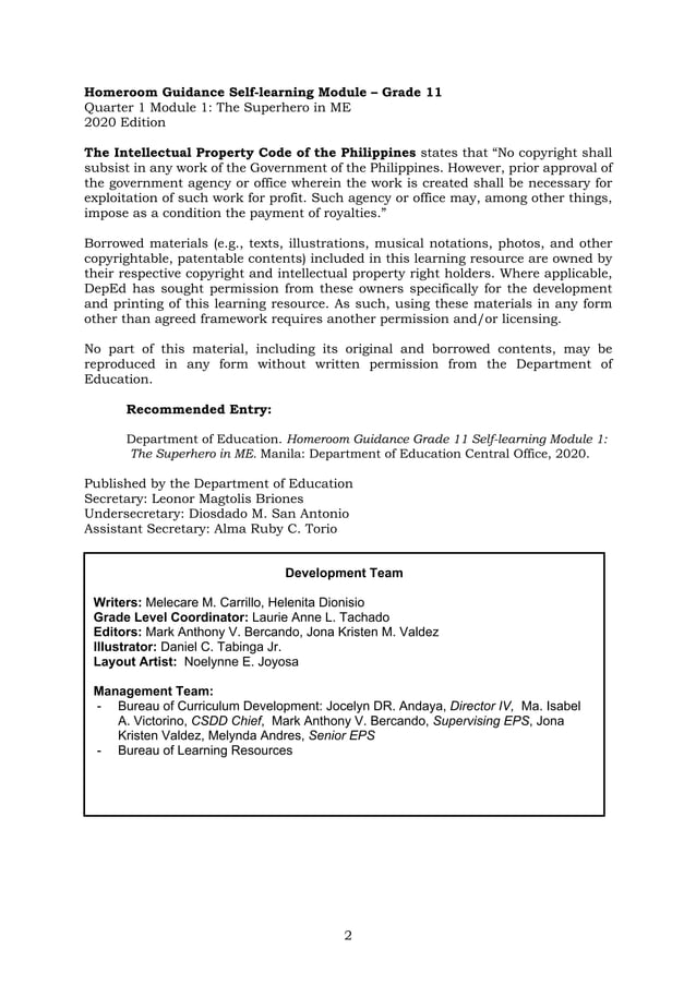 HG-G11-Q1-Mod1-RTP.pdf grade 11 homeroom guidance program | PDF