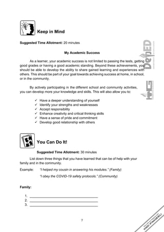 HG-G6 Module 5 Homeroom Guidance Program | PDF