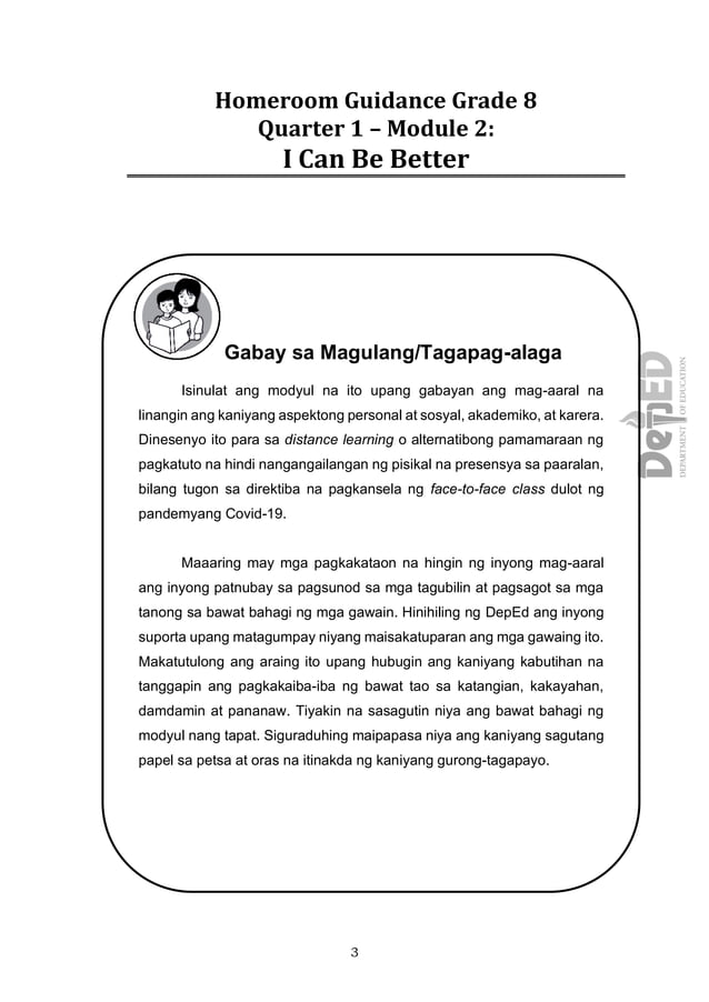 Hg g8-module-2-rtp | PDF | Parenting | Family and Relationships