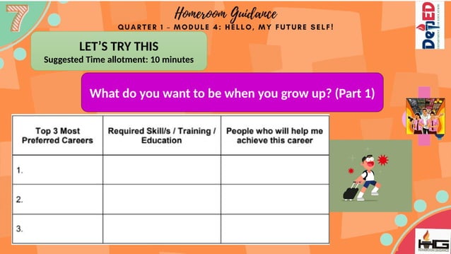 homeroom guidance lesson for grade 7 students | PPTX