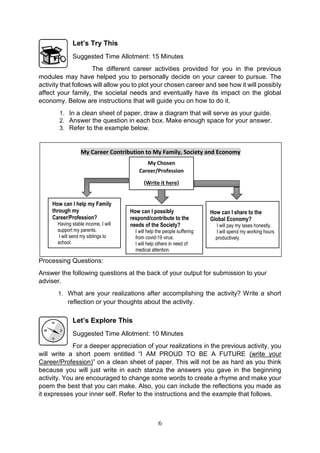 Homeroom Guidance Quarter 3- Module 12: Career Check | PDF