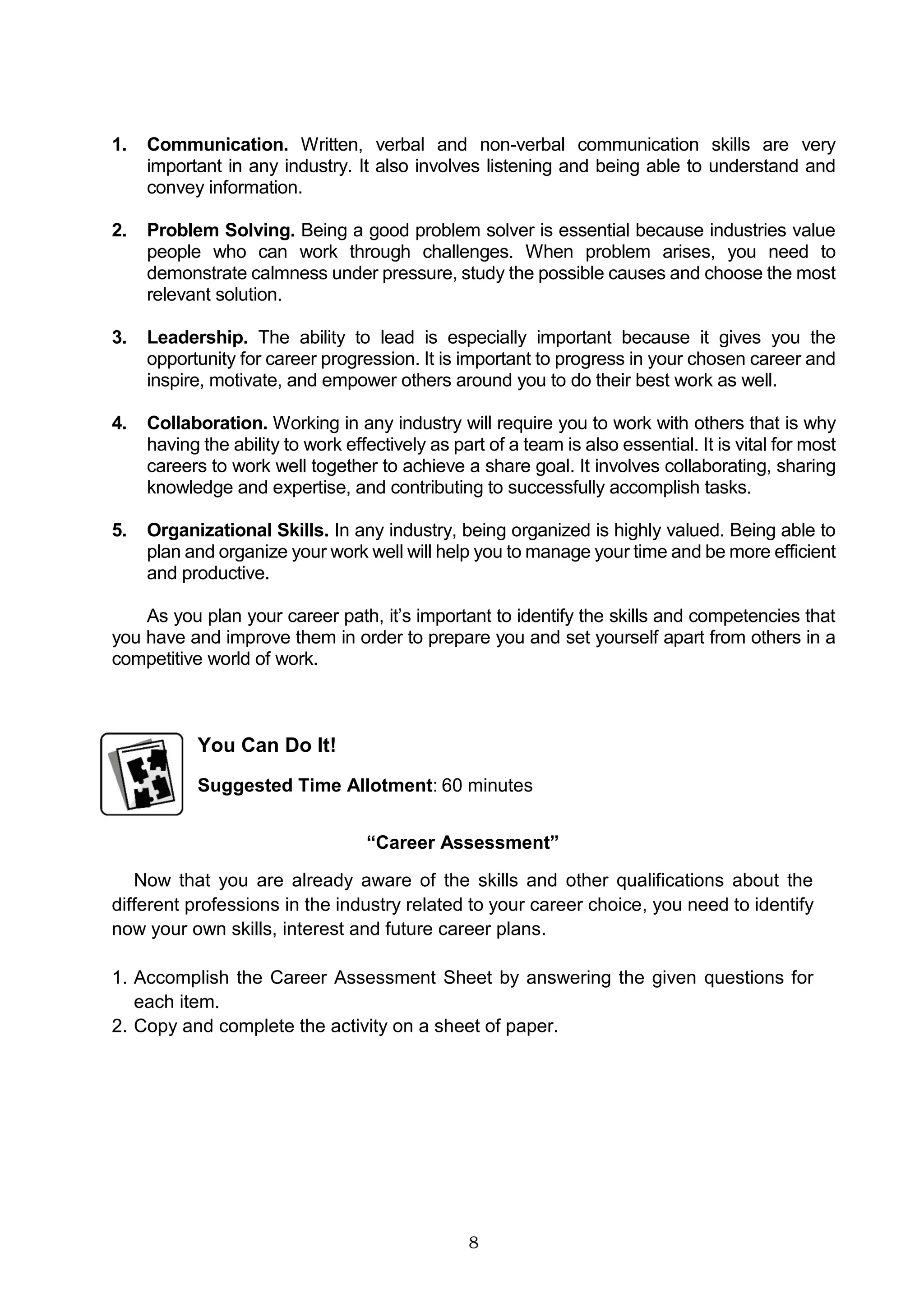 Homeroom Guidance Quarter 3-Module 13: Making the Right Career Choice | PDF