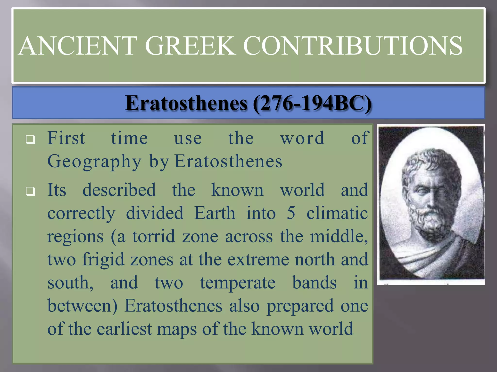 HISTORICAL DEVELOPMENT OF GEOGRAPHY | PPTX